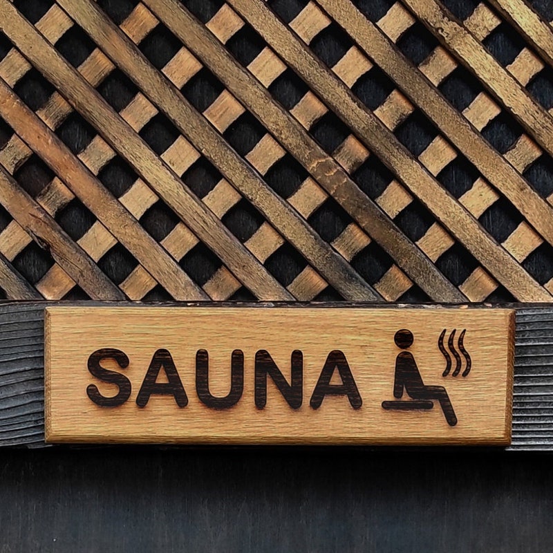 Sauna Sign - Etsy