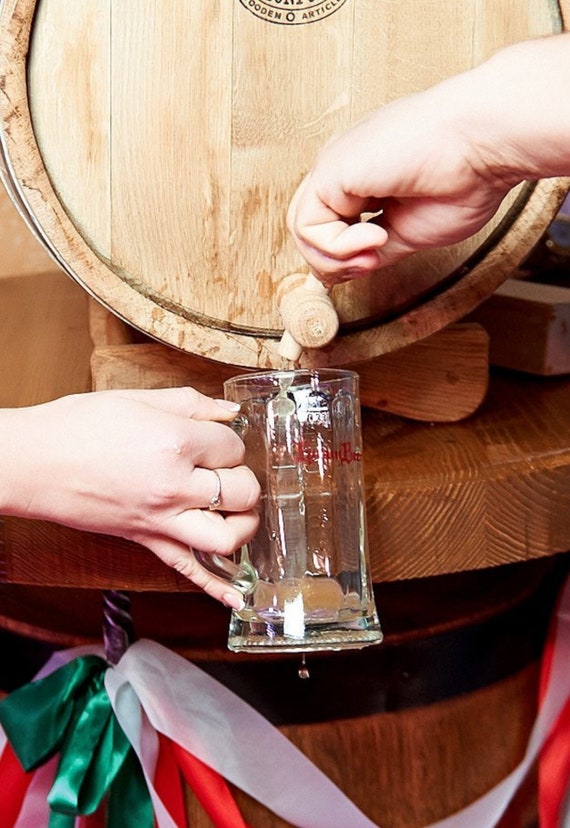 Wooden Barrel Tap NEW Solid Hardwood Spigot Wine Cask - Etsy