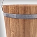 Wooden Oak Bucket [10L — 15L] Rustic Whiskey Barrel / Round Water Pail ...