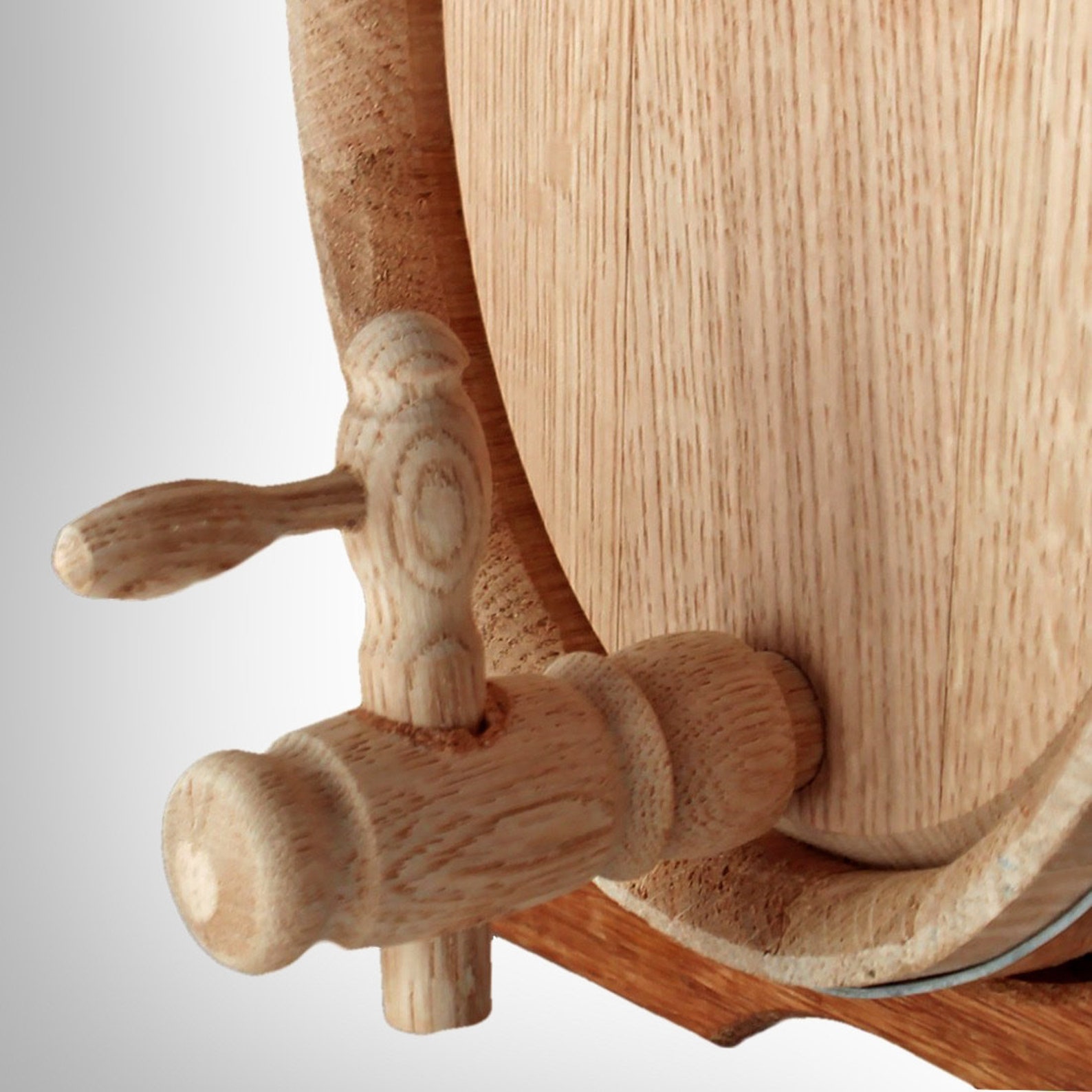 Wooden Barrel Tap NEW Solid Hardwood Spigot Wine Cask - Etsy