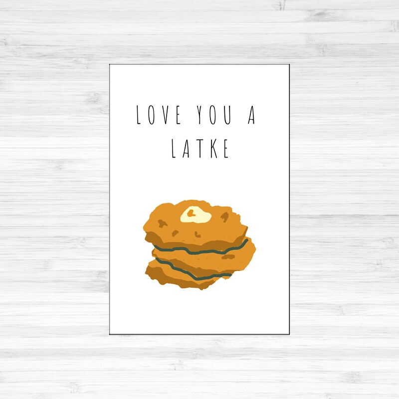 I Love You a Latke - Etsy