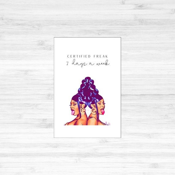 Certified freak 7 days a week | Etsy