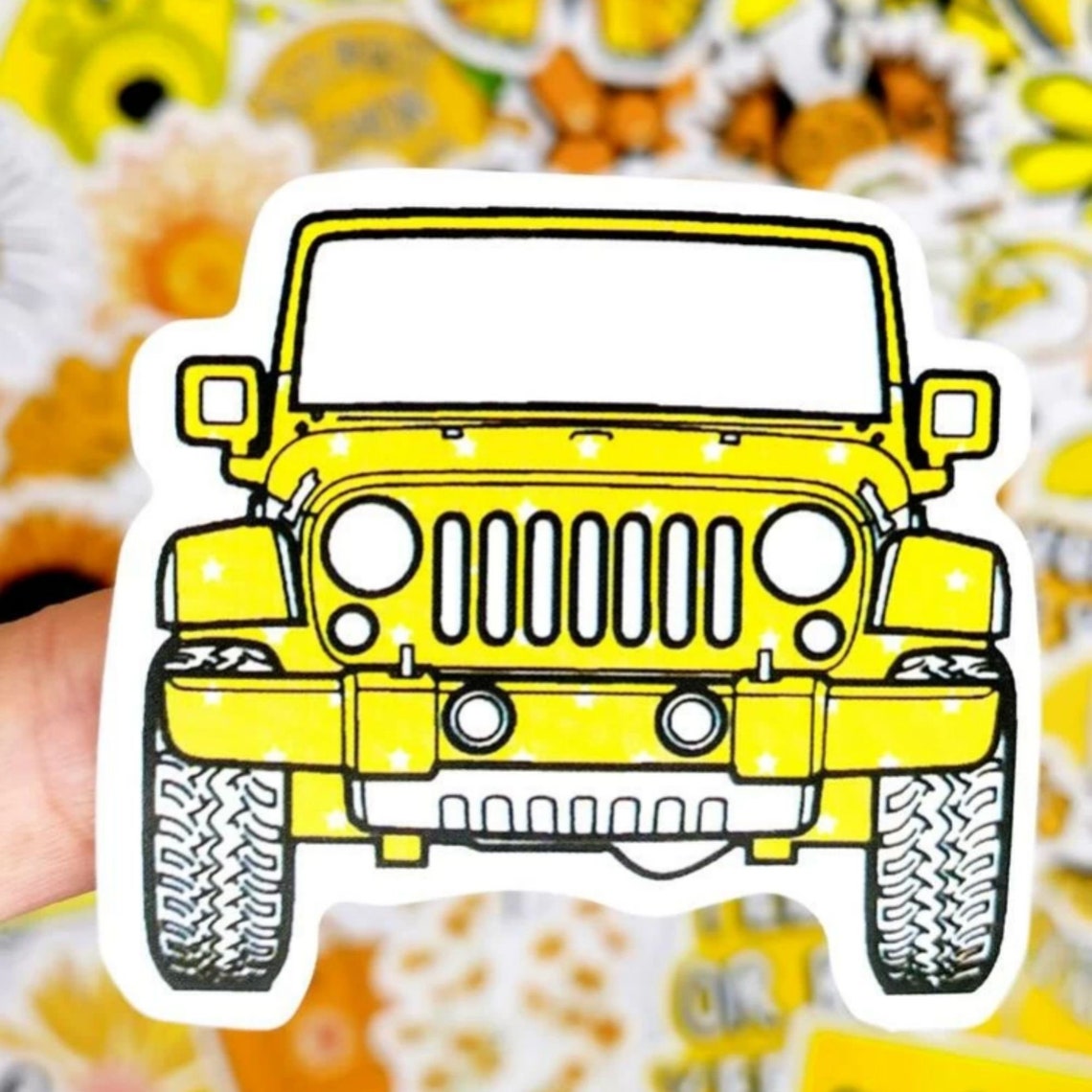 50 Pcs Yellow Cute Aesthetic VSCO Stickers Pack Water Bottle - Etsy