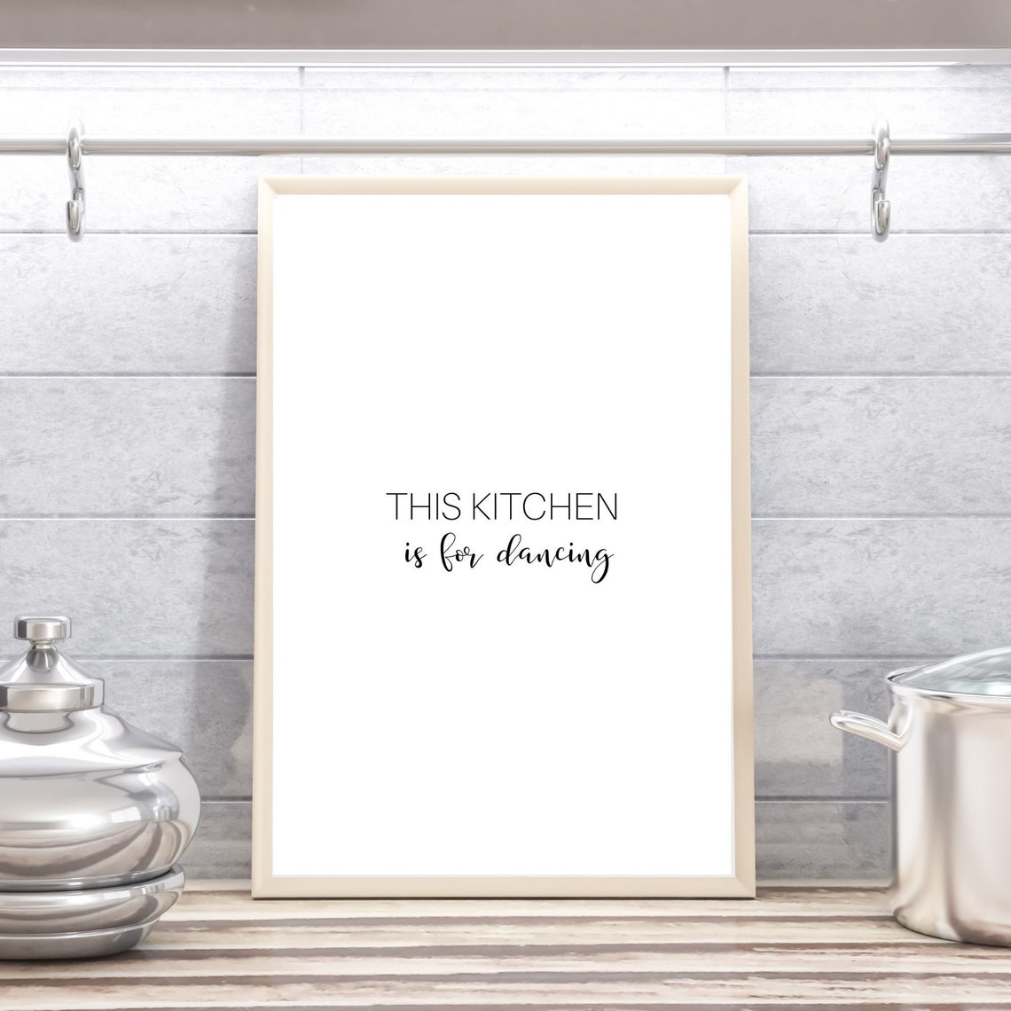 This Kitchen is for Dancing Printable Kitchen Wall Art - Etsy