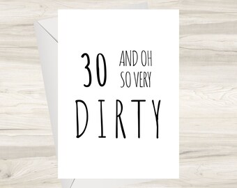 Rude 30th Birthday - Etsy