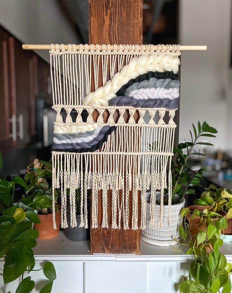 CUSTOM Large Macrame Wall Hanging Bohemian Woven Macrame Art | Etsy