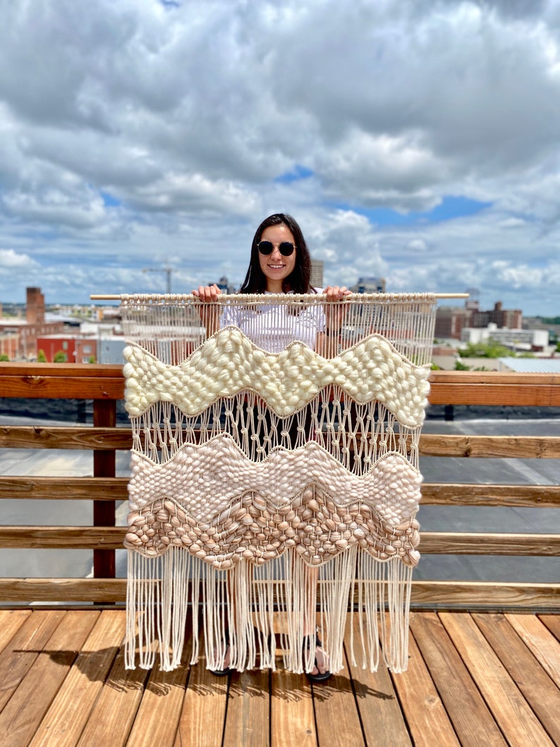 Extra Large Macrame Wall Hanging | XL Bohemian Macrame Art | Woven ...