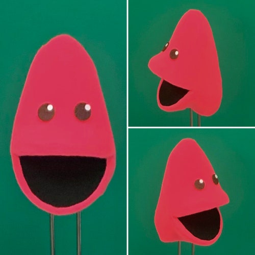 Round Shaped Puppet Head Fabric Pattern - Etsy