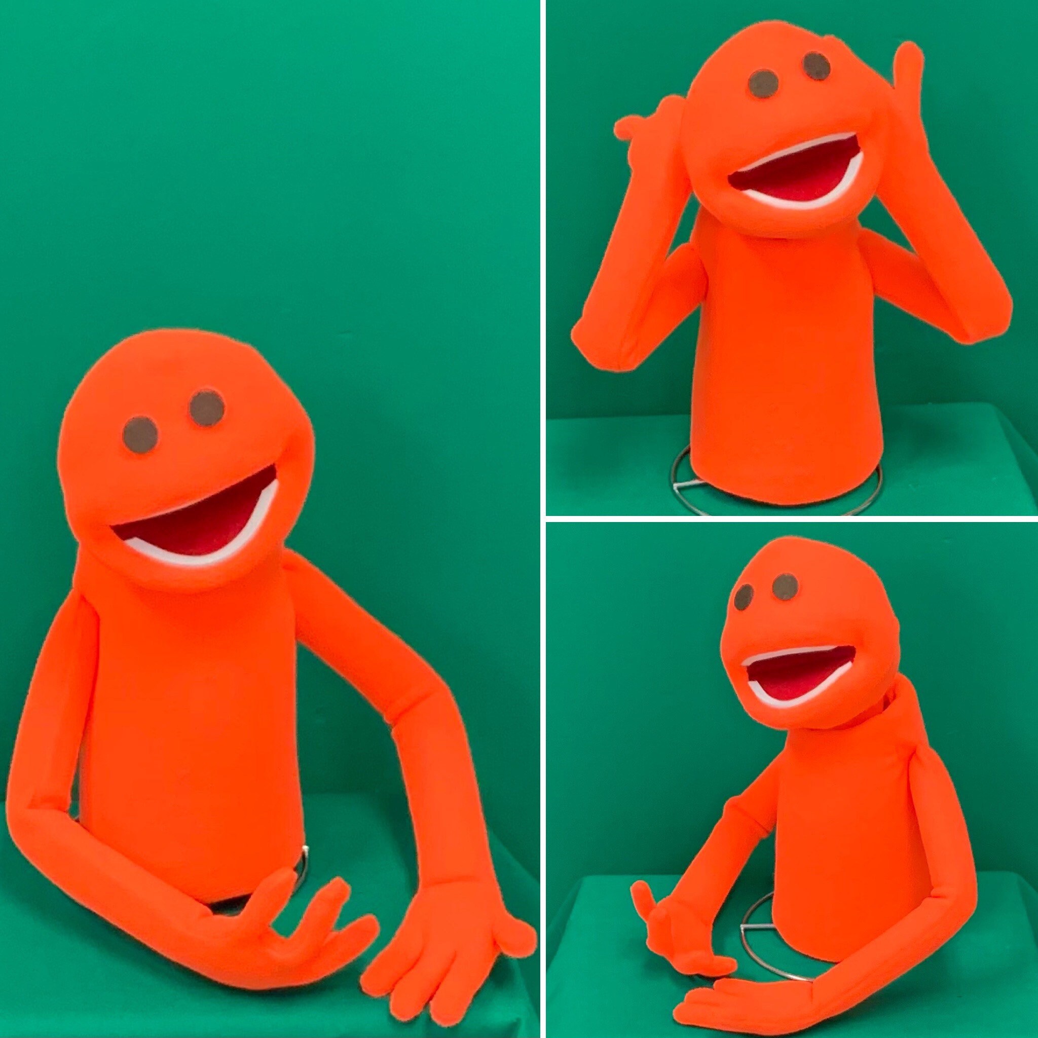 3 in 1 Fabric Puppet Body Pattern | Etsy