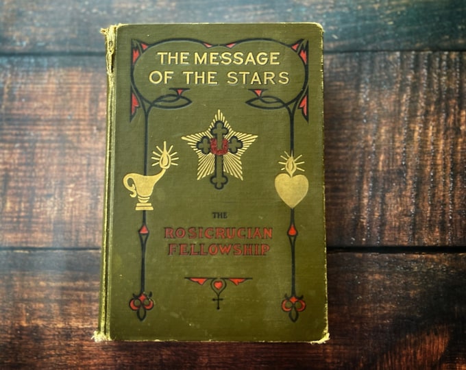 Vintage Astrology Book, Message of the Stars by Max Heindel, Rare 1927 ...