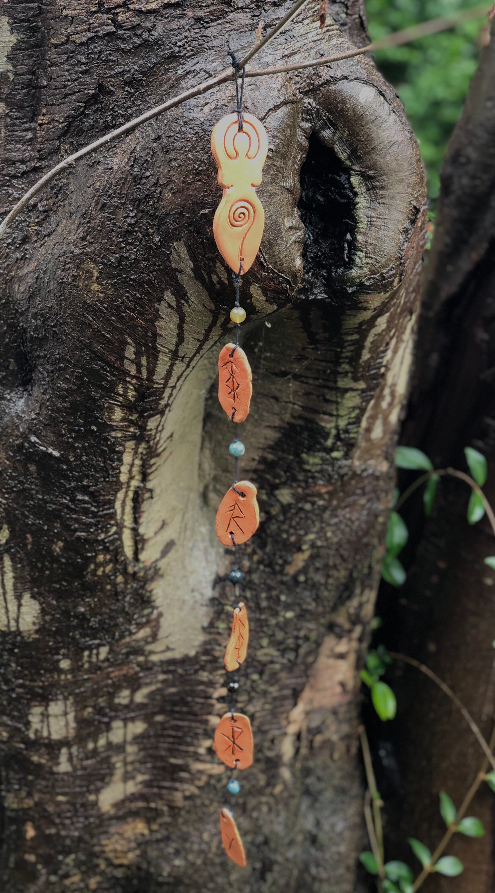 Norse Pagan Protection Amulet Triple Moon or Spiral Goddess - Etsy