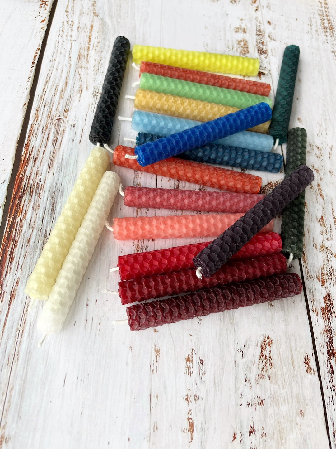 Beeswax Chime Candles, 4" Tiny Tapers for Rituals, Spells and Intention ...