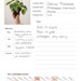 Plant Journal, Grow Log, Houseplant Watering Journal, Home Gardening ...