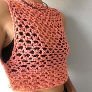 Crochet Cute Mesh Summer Top Pattern Digital Download - Etsy