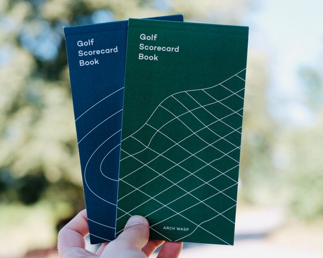 Golf Scorecard Book 18 Universal Scorecards - Etsy