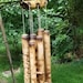 Natural Bamboo Wind Chimes, Durable Exotic Tropical Beach Gift for Zen ...
