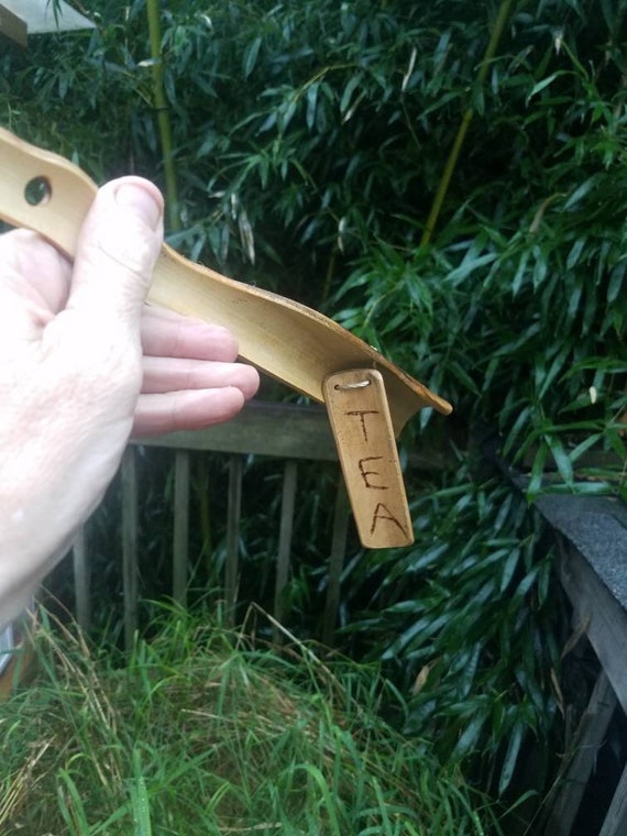 Tea Bag Press Spoon Squeezer Natural Bamboo for Hot Tea and - Etsy