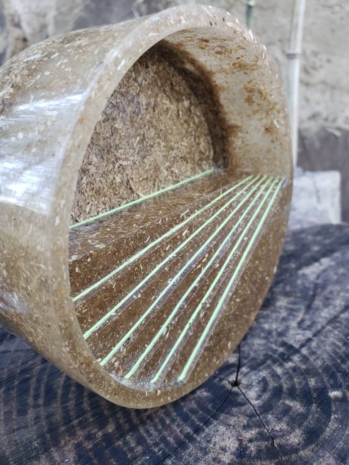 Bamboo Energy Decor Drop Tray or Shelf Art Bring Outside In - Etsy