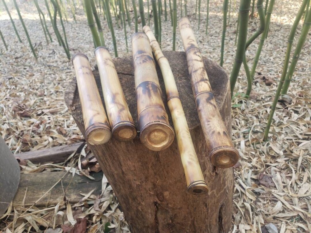 Set of 5 Massage Therapy Tools, Natural Bamboo Sticks for Muscle ...