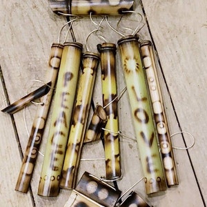 Natural Bamboo Wind Chimes, Durable Exotic Tropical Beach Gift for Zen ...