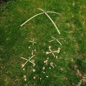 Action Mobile, Kinetic Art Sculpture of Natural Bamboo, Made in USA for ...