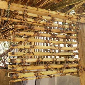 Bamboo Slat Blinds, Handmade in USA, Natural Organic Earthy Zen Window ...