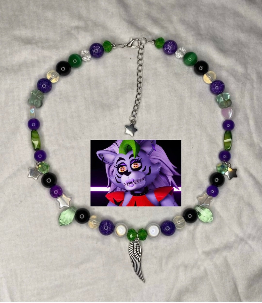 Fnaf Security Breach Roxy Necklace - Etsy