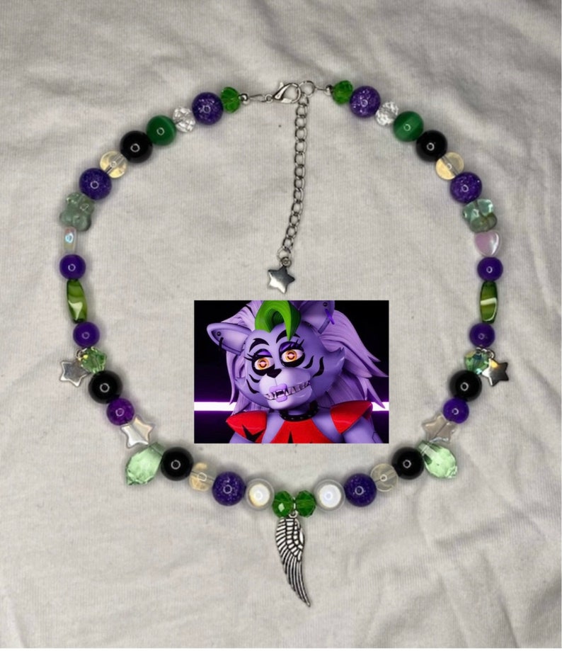 Fnaf Security Breach Roxy Necklace - Etsy