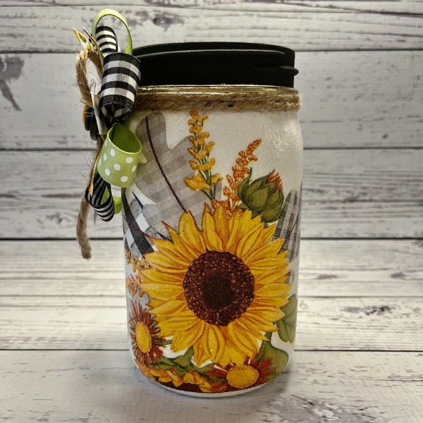 Sunflower Vase - Etsy