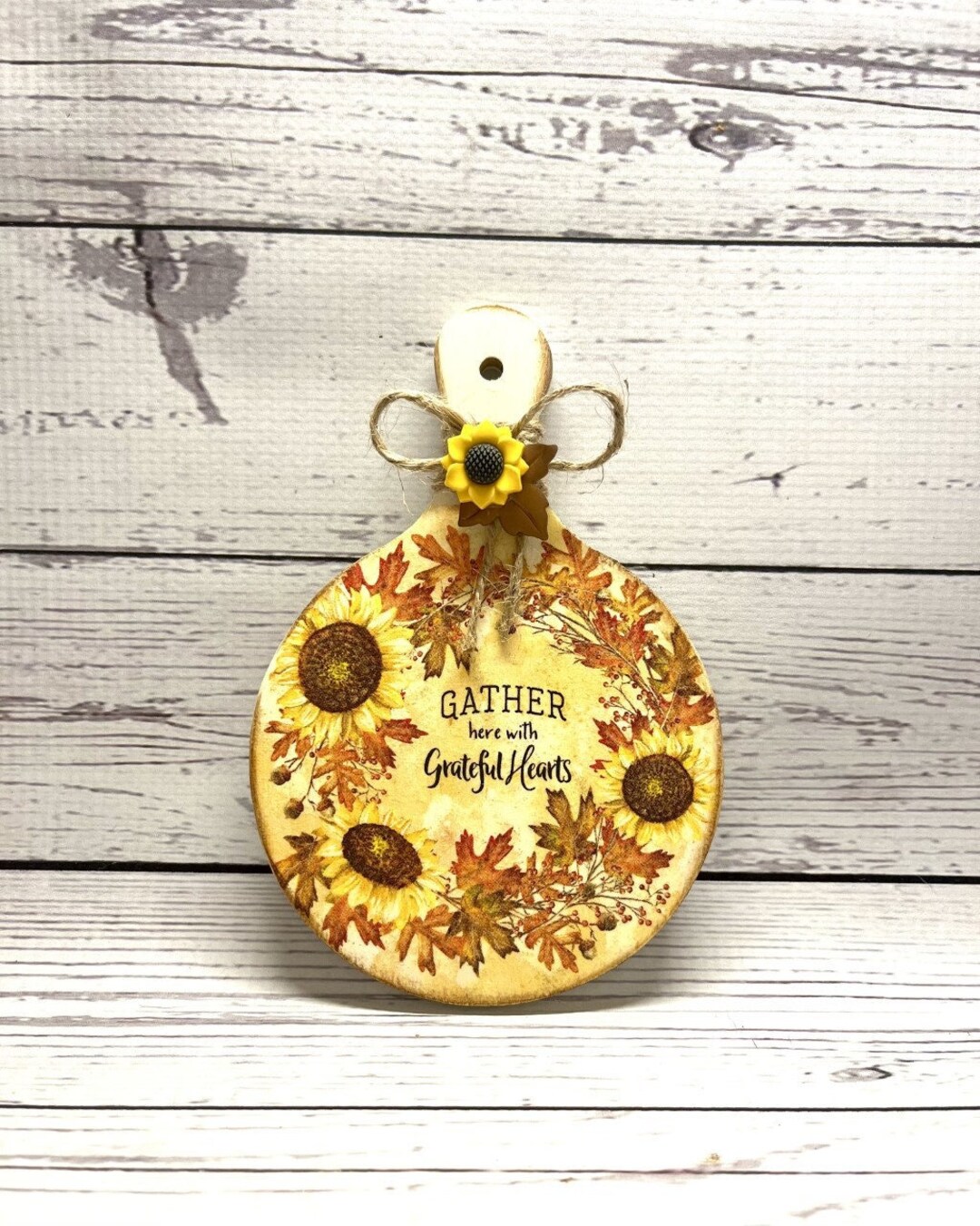 SUNFLOWER LOVER, Sunflower Board, Mini Cutting Board, Sunflower Gift ...