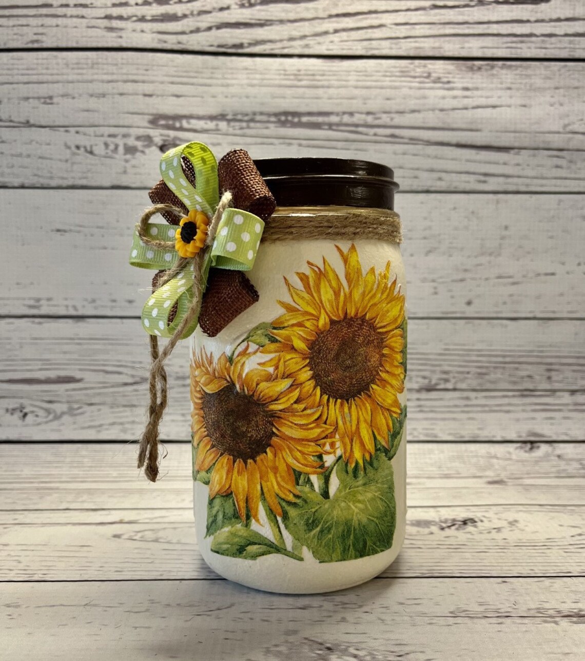 SUNFLOWER LOVER Sunflower Canister Sunflower Gift Sunflower - Etsy