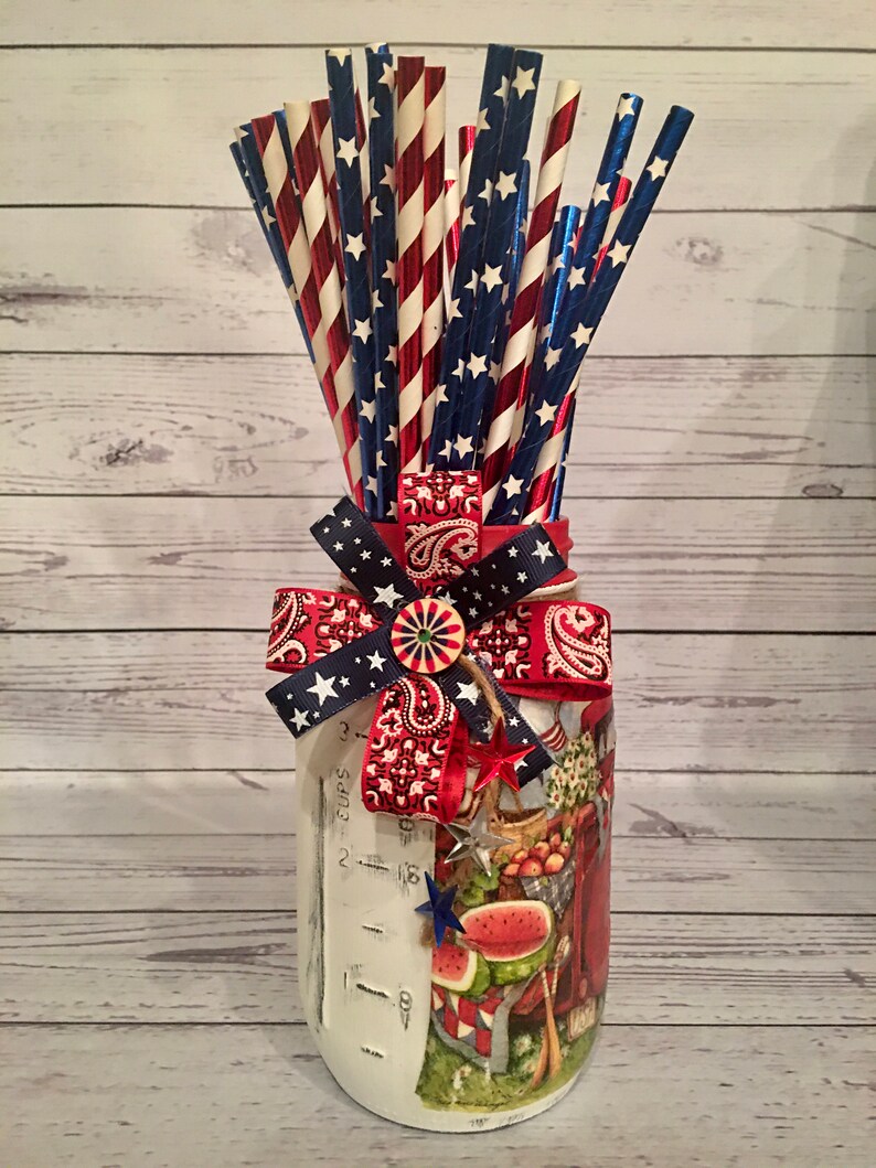 4th of July Patriotic Independence Day American Flag Red Truck - Etsy