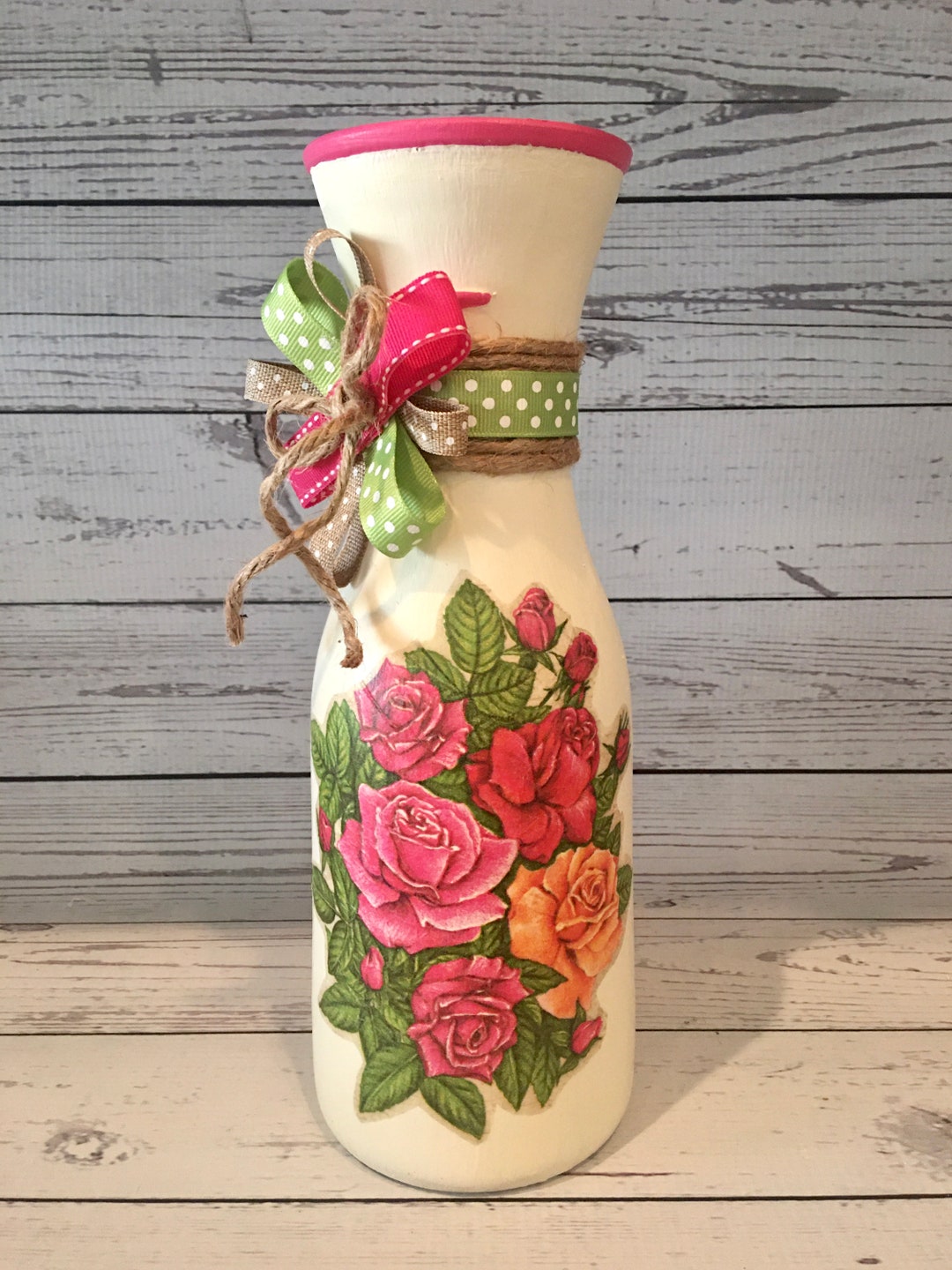 PINK ROSES, Rose Lover, Rose Bouquet, Glass Vase, Glass Carafe ...