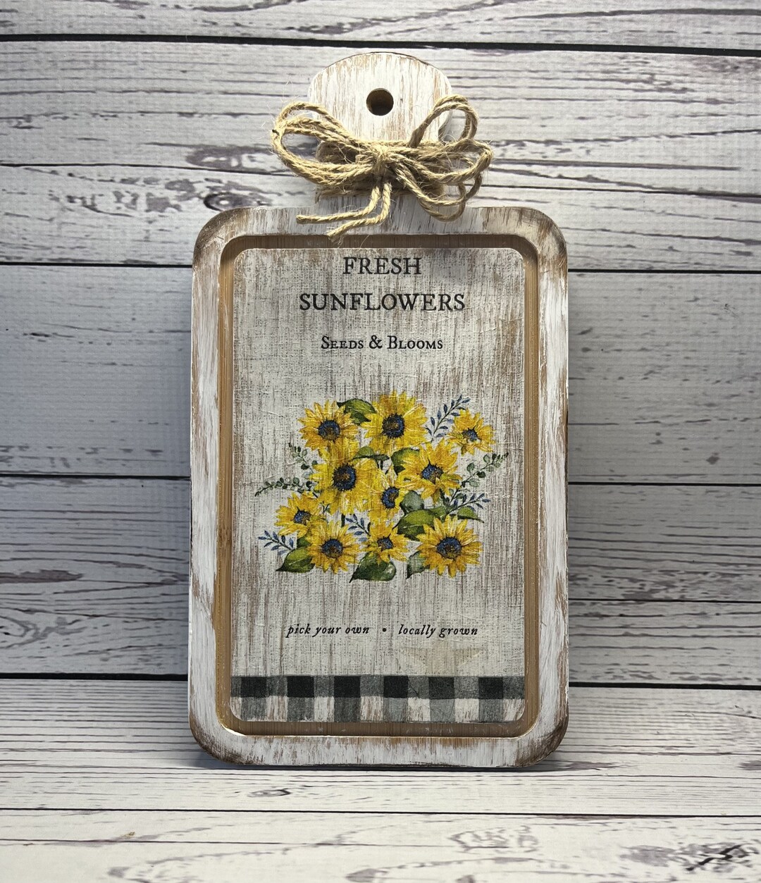 SUNFLOWER LOVER, Sunflower Cutting Board, Wood Board, Sunflower Gift ...