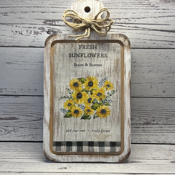 Sunflower Kitchen Sign - Etsy