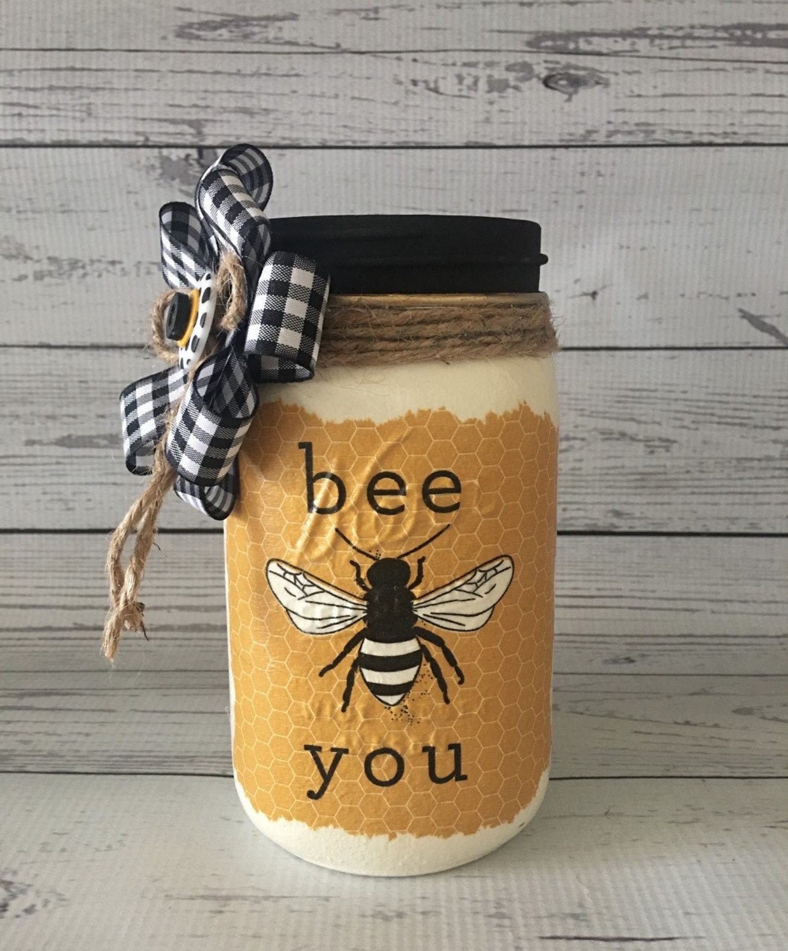 BEE LOVERS Bee Decor Bumblebee Bee Gifts Glass Container Glass - Etsy