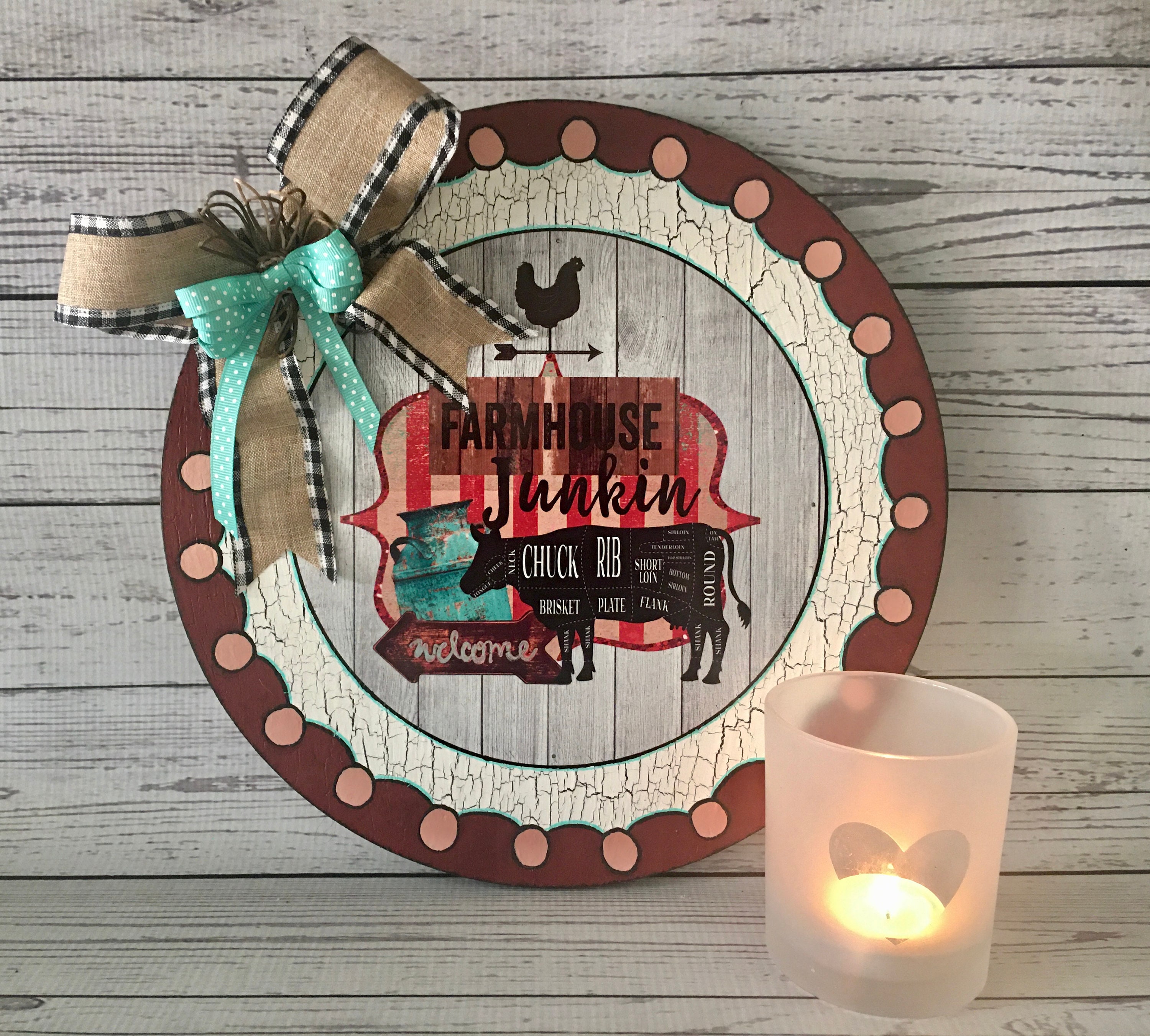 FARMHOUSE COW SIGN, Farmhouse Chicken Sign, Farmhouse Decor, Farmhouse ...