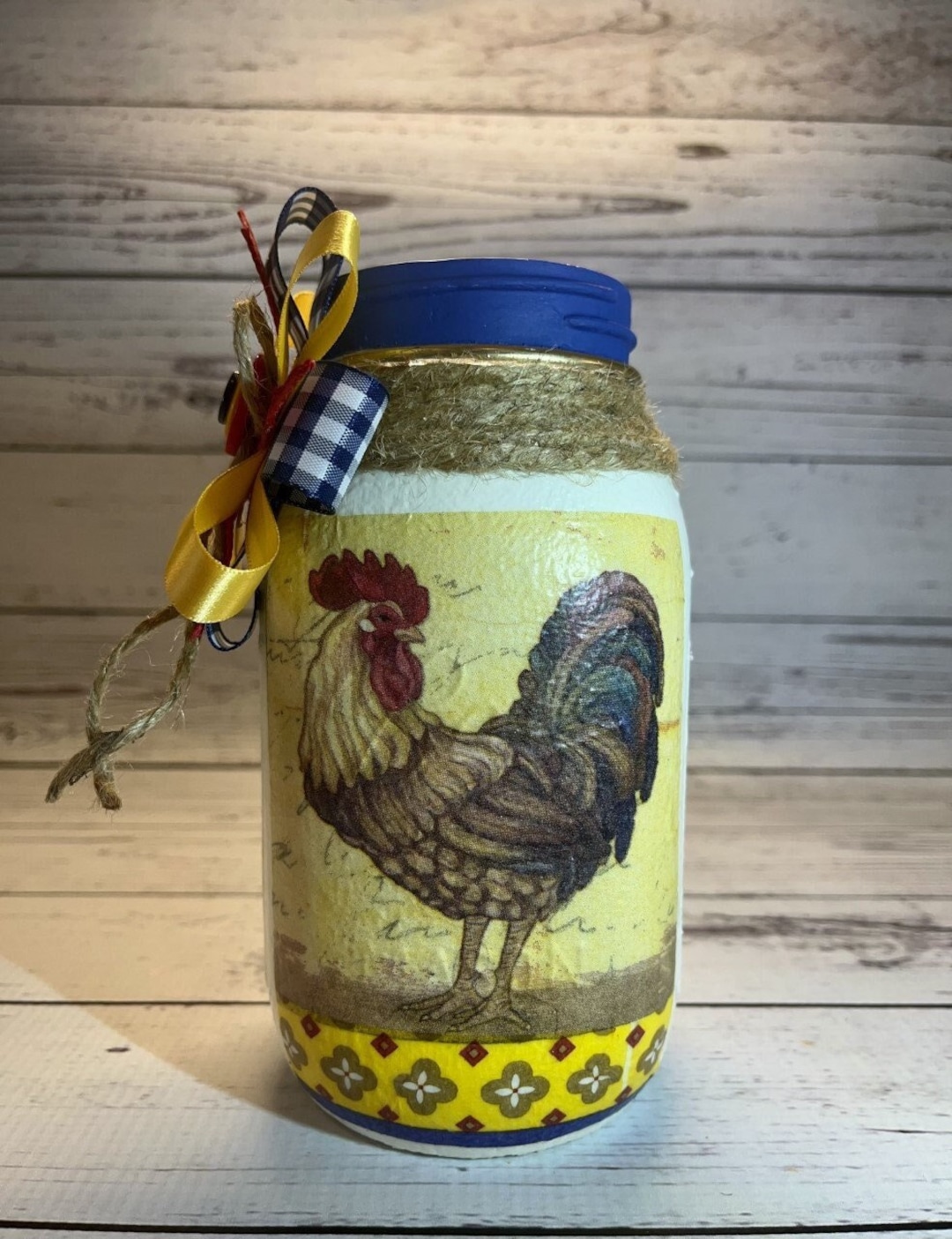 ROOSTER LOVER, Rooster Decor, Rooster Gift, Rooster Canister, Kitchen ...