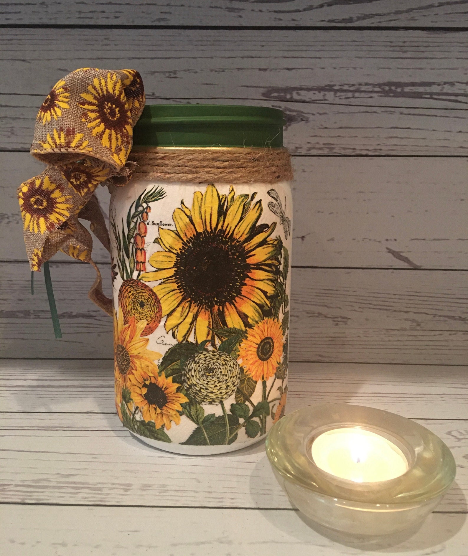 SUNFLOWER LOVER Sunflower Canister Sunflower Gift Kitchen - Etsy