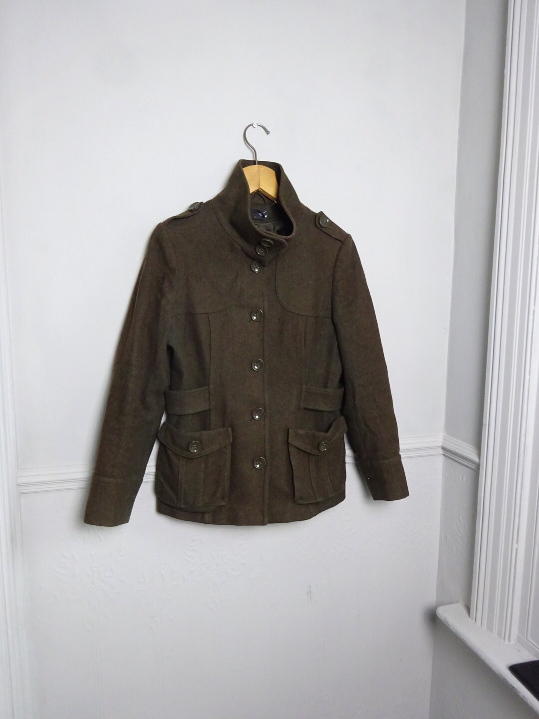 HENNES & MORITZ Jacket-vintage Army Style Hennes Womens Jacket. - Etsy