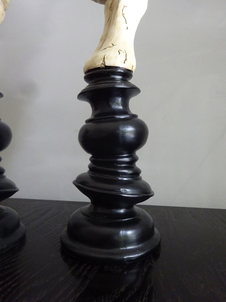 SKELETON HAND Candlesticks-gothic Halloween Skeleton Candle Holders ...