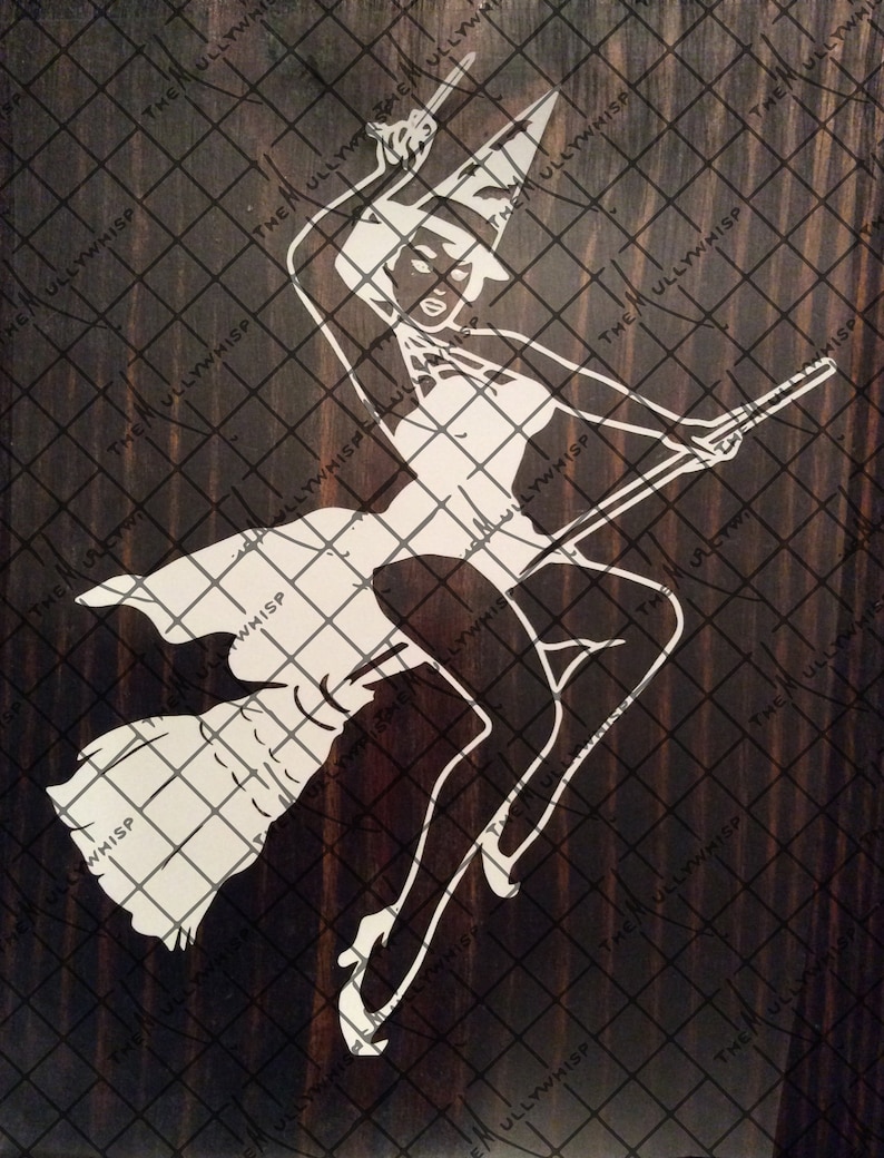 Vintage Pin up Witch SVG + I Put A Spell on You SVG - Etsy