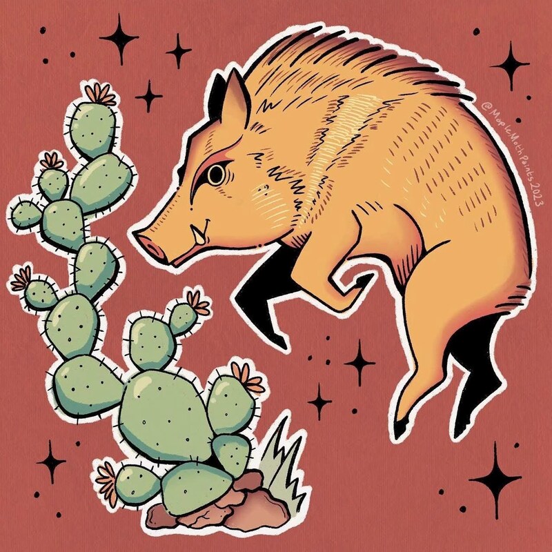 Javelina Art - Etsy