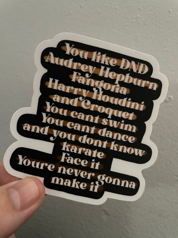 My Chemical Romance im Not Okay Lyric Sticker - Etsy