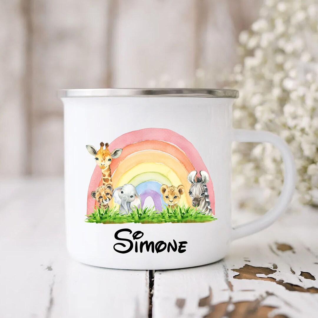 Personalized Mug for Kids With Names Coffee Cup Teacup Ceramic Mug ...