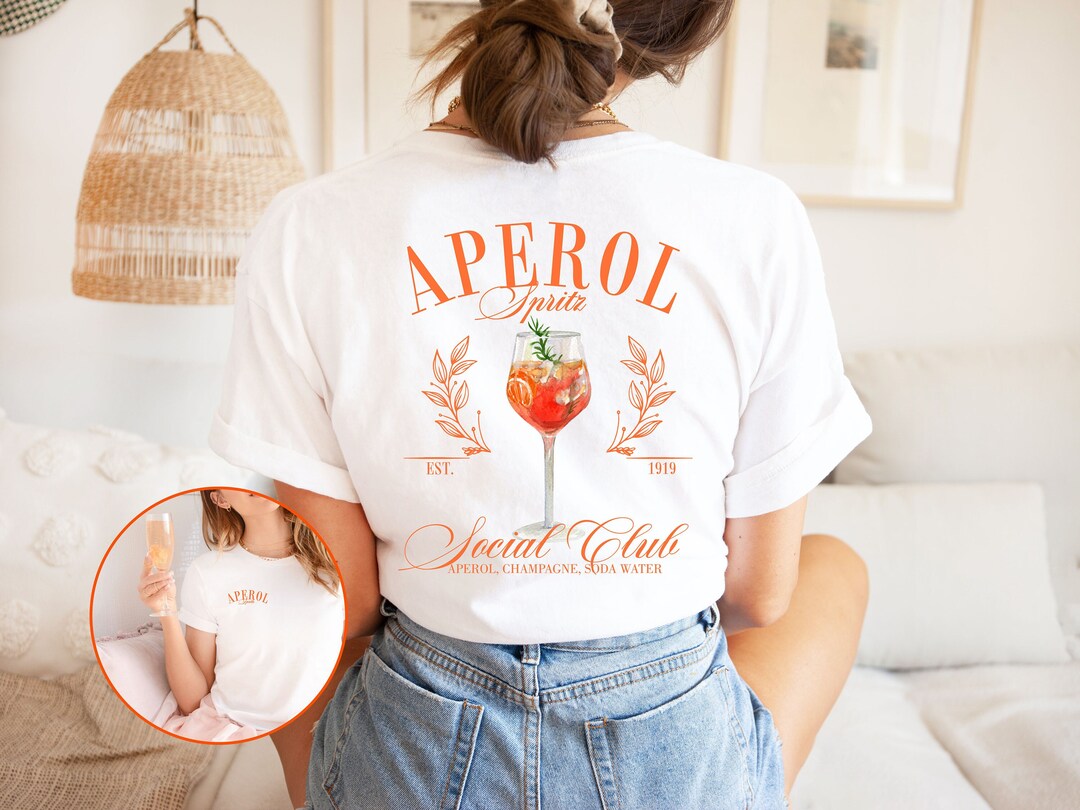 Holy Aperoli Vintage tshirt,They See Me Aperollin Alcohol Aperol Spritz ...