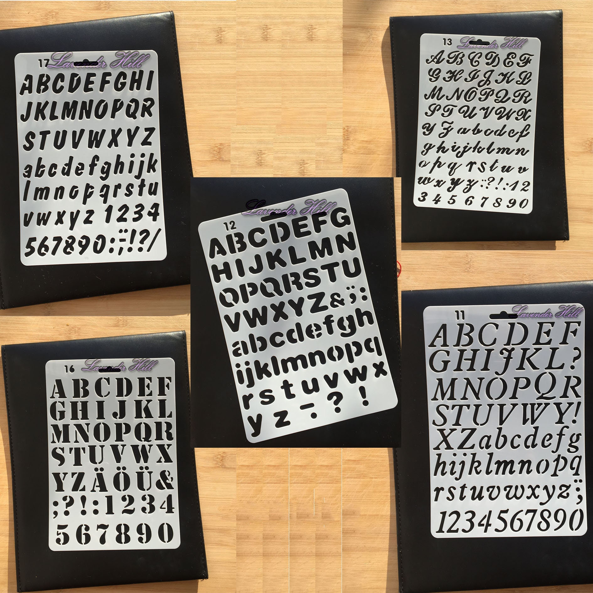 A4 Stencils of Letters Numbers Alphabet Punctuation - Etsy