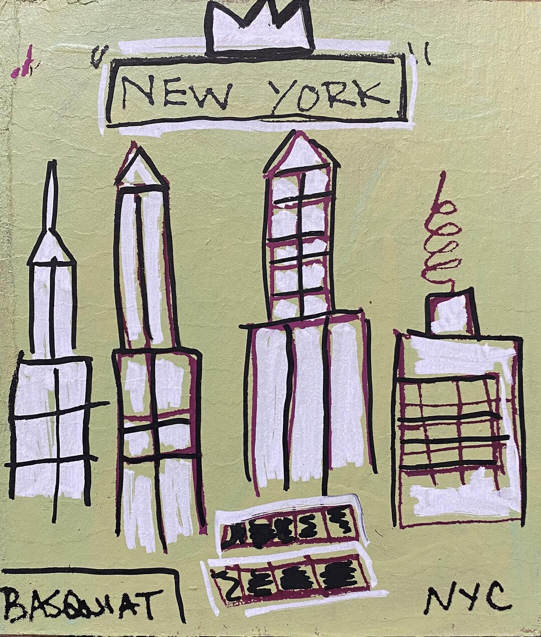 Original, Samo, New York, Graffiti, Artist, Art, Basquiat, Graffiti ...