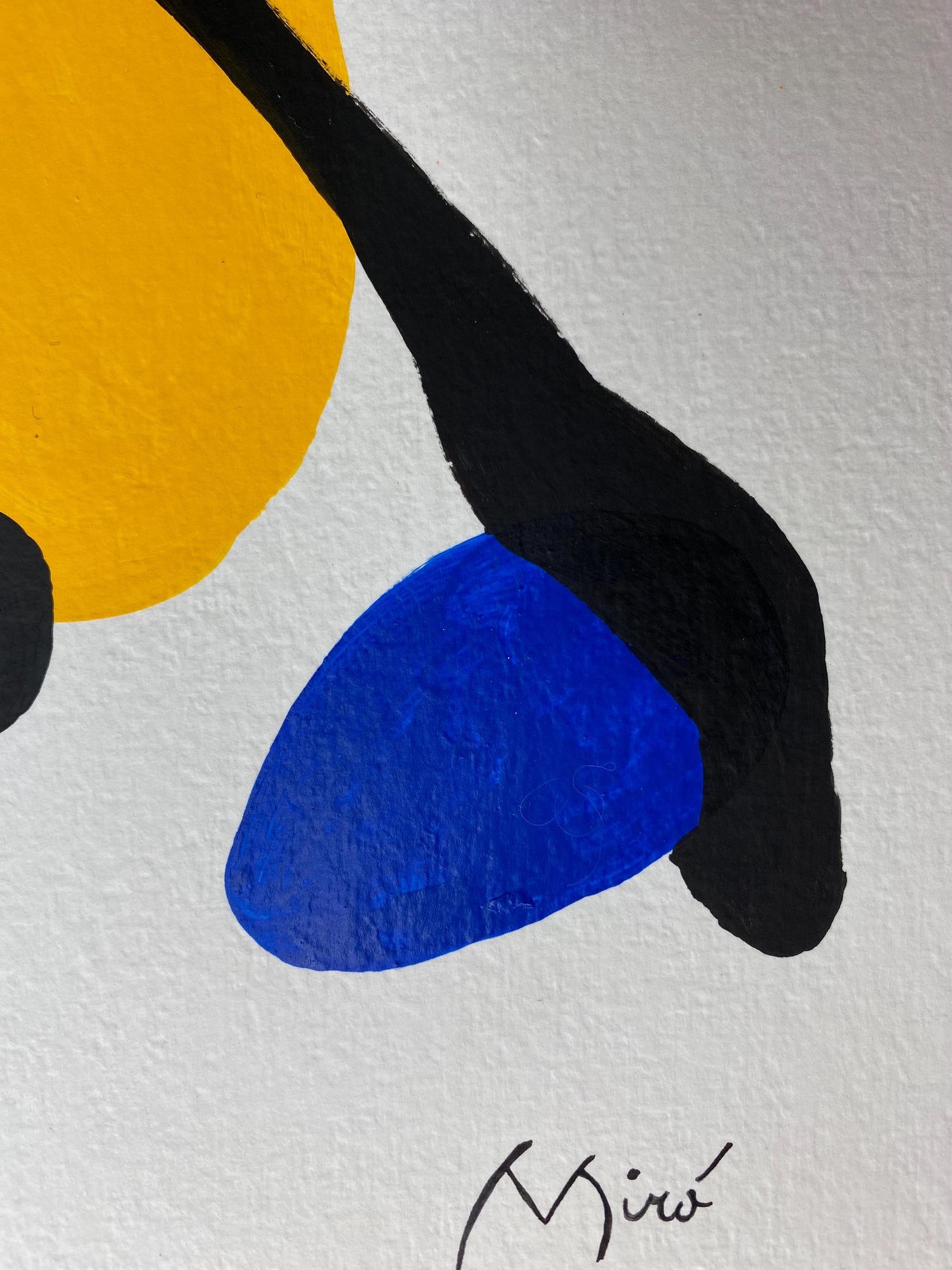 Joan Miro, Original, Estate Found Drawing, Painting, Art, Artwork ...