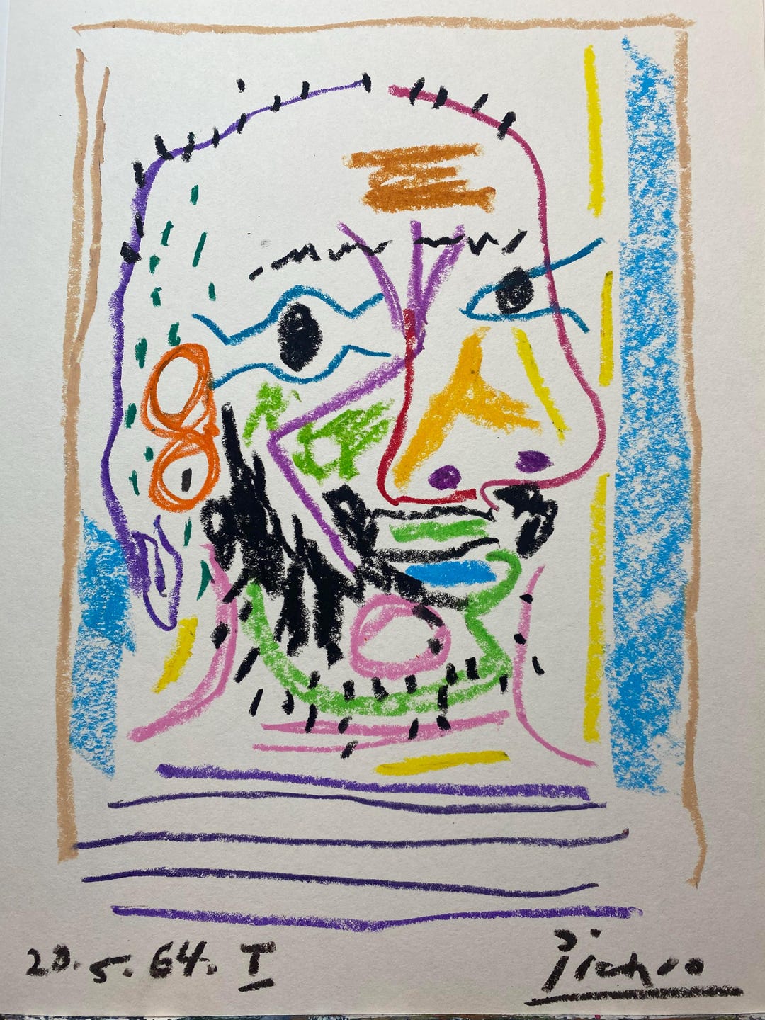 Pablo Picasso, Original, Estate Found, Drawing, Painting, Art, Artwork ...